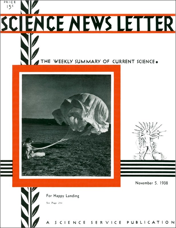 November 5, 1938 | Science News November 5, 1938 | Science News
