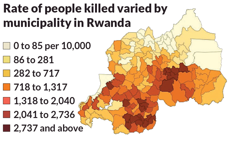 Rwandan Genocide Map Rwandan Genocide Map