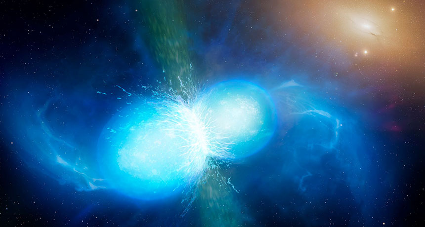 Collision Illuminates The Mysterious Makeup Of Neutron Stars