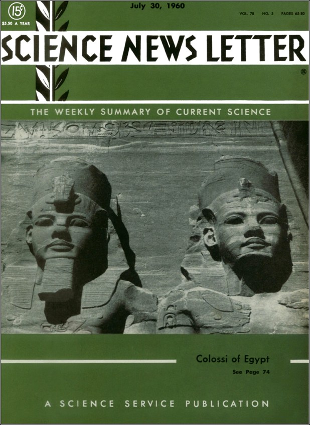 July 30, 1960 | Science News