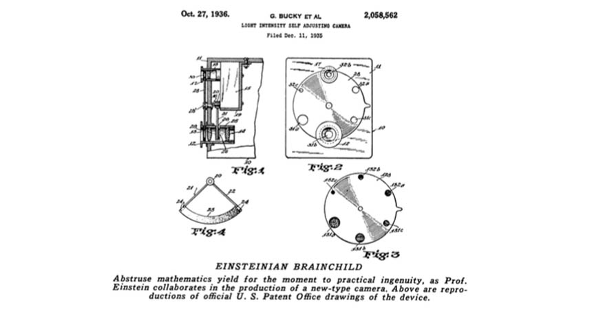 Einstein invents automatic camera