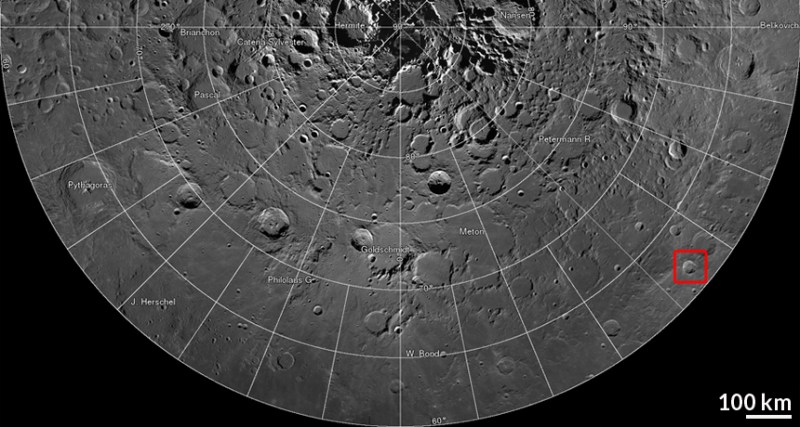 Zoom in on amazing detail in NASA moon map