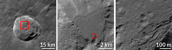 Zoom in on amazing detail in NASA moon map