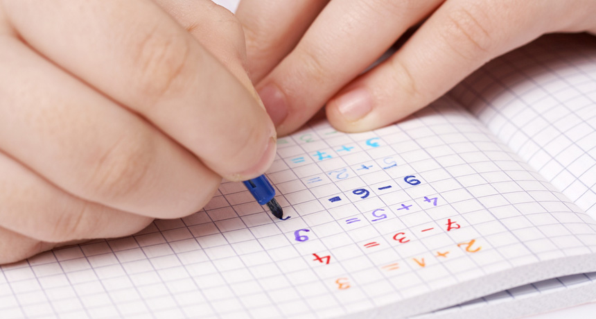 Dyslexic brain may solve some math problems in a roundabout way