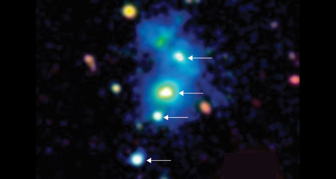 First quasar quartet discovered