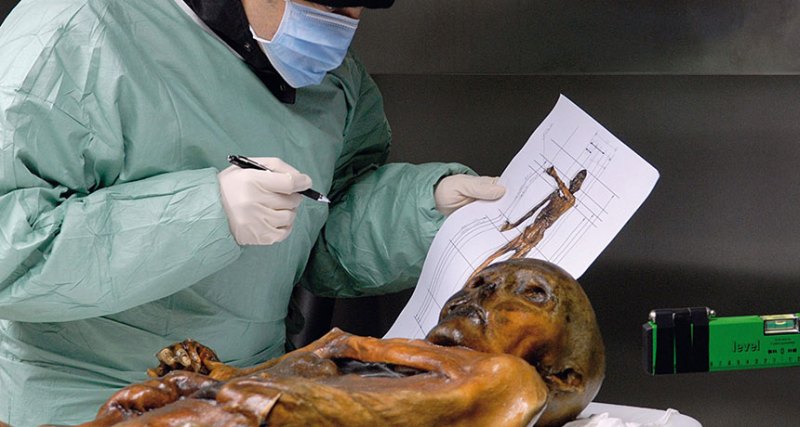 Ötzi the Iceman froze to death