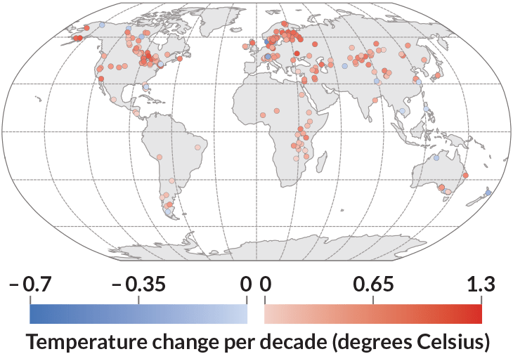 Lakes worldwide feel the heat from climate change