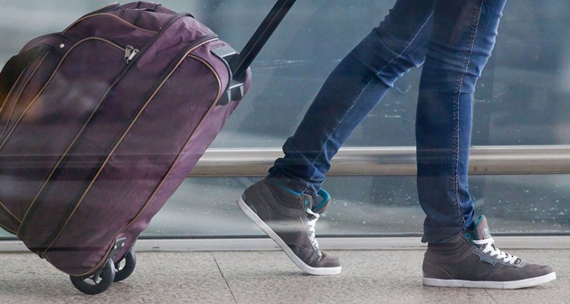 Here’s why your wheelie suitcase wobbles