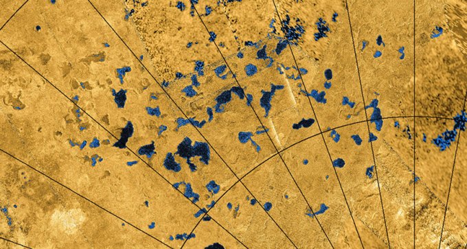 Most complete map of Titan reveals connected seas and cookie-cutter lakes