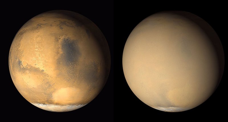 Massive dust storms are robbing Mars of its water