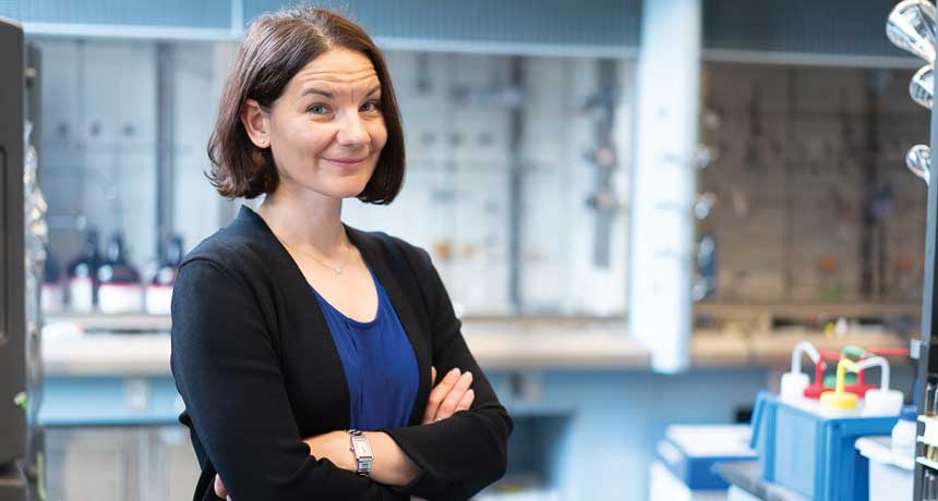 Emily Balskus uses chemical logic to study the microbiome