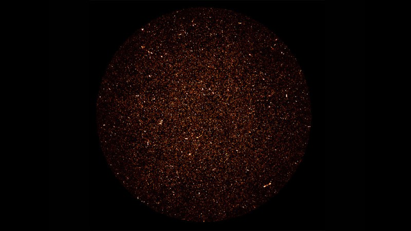 A new map reveals radio waves from tens of thousands of galaxies