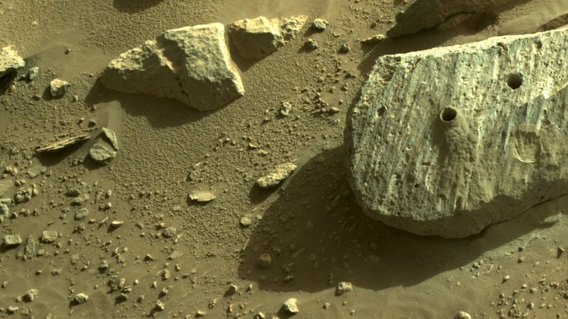 NASA’s Perseverance rover snagged its first Martian rock samples