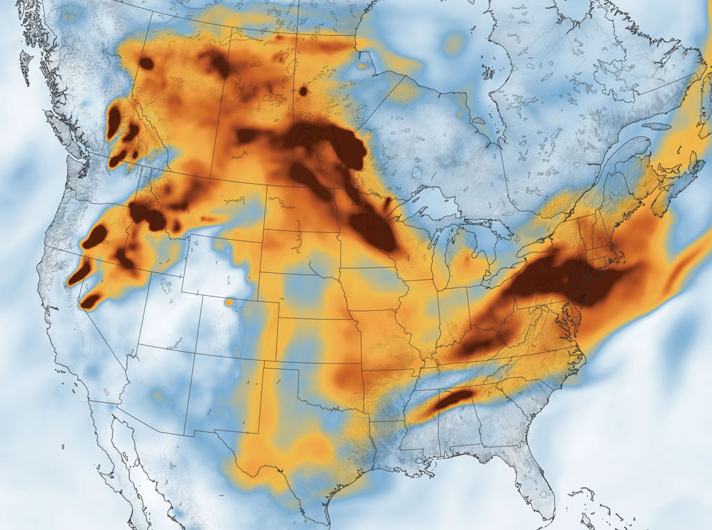 Western wildfires' health risks extend across the country