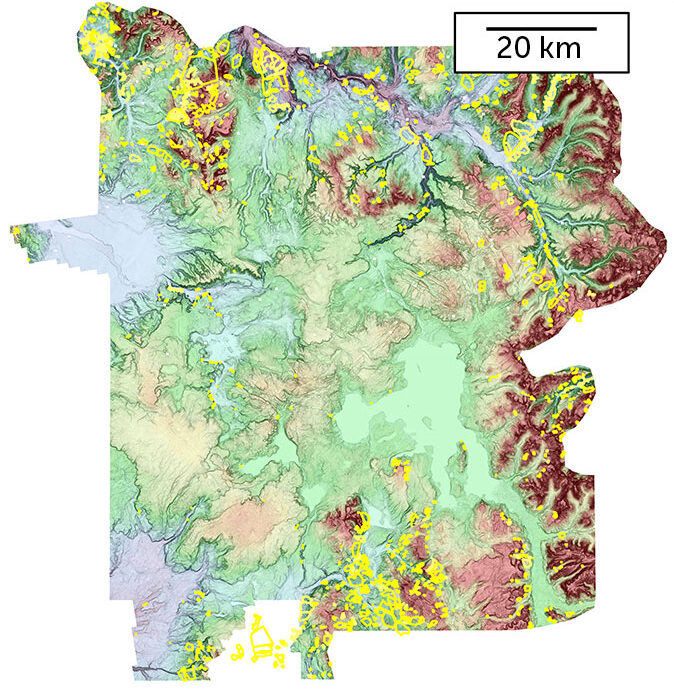 Landslides shaped a hidden landscape within Yellowstone