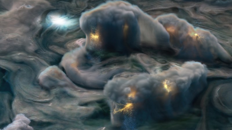 Jupiter’s lightning bolts contort the same way as Earth’s