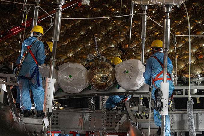 A major new neutrino experiment is nearing completion