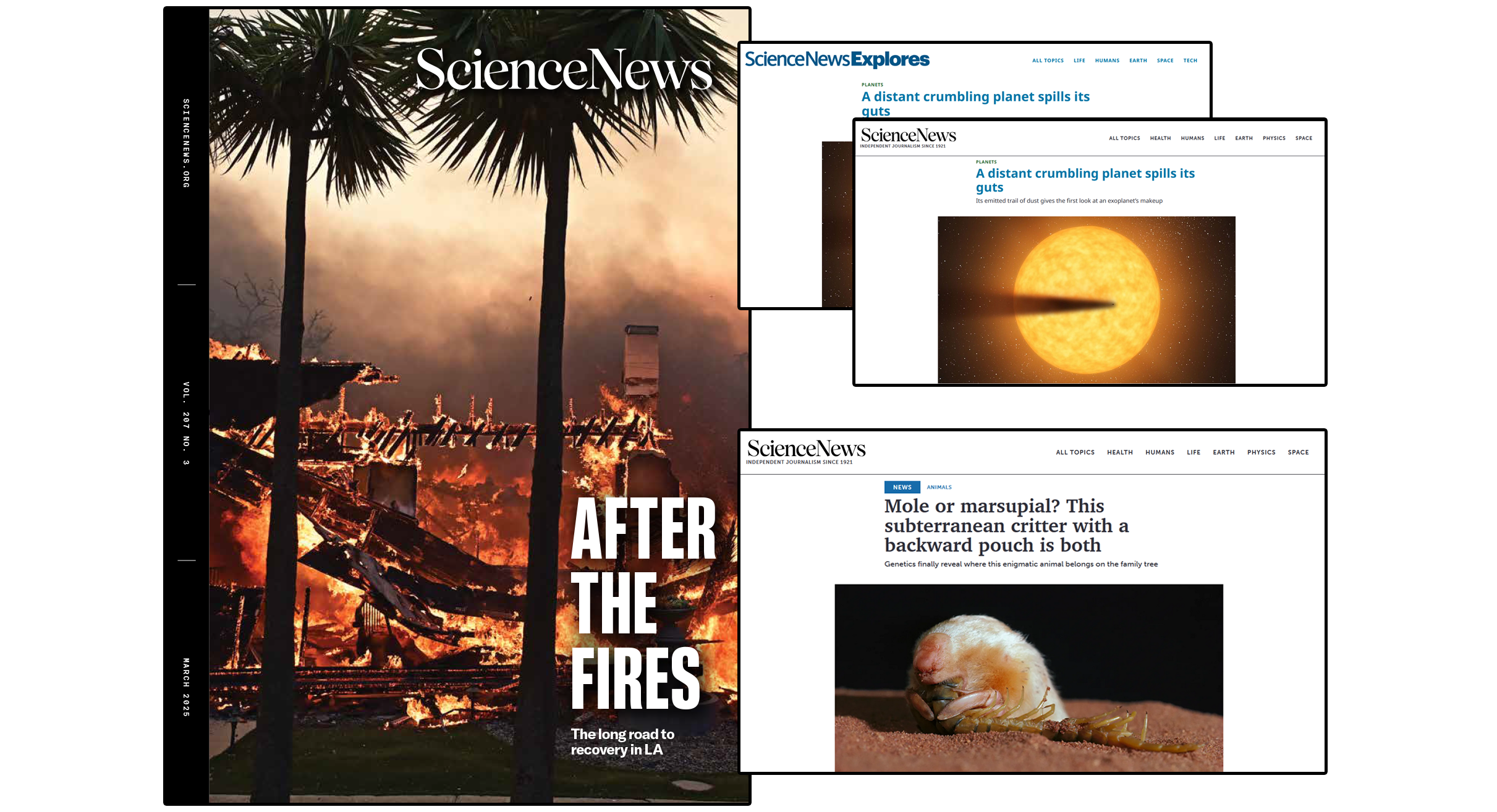 A Crumbling Exoplanet and Marsupial Moles | Science News Learning