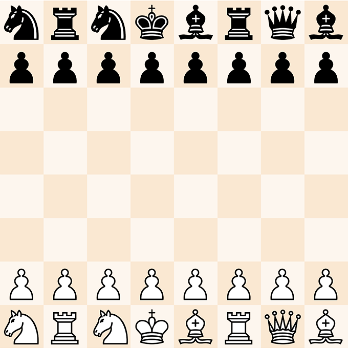 Chess players rely on familiar moves even when the game changes