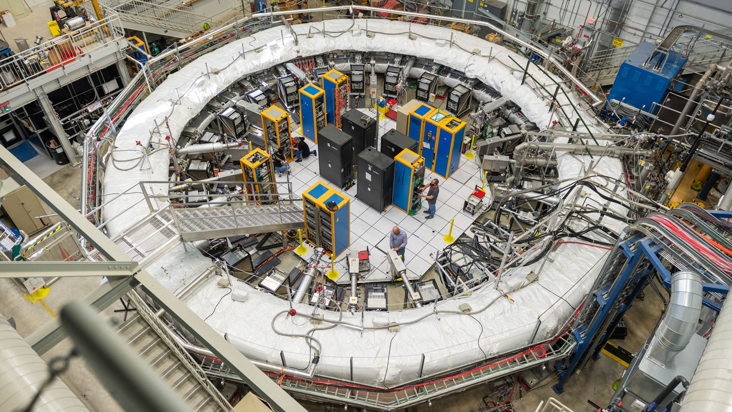 Lasers made muon beams, no massive accelerator needed
