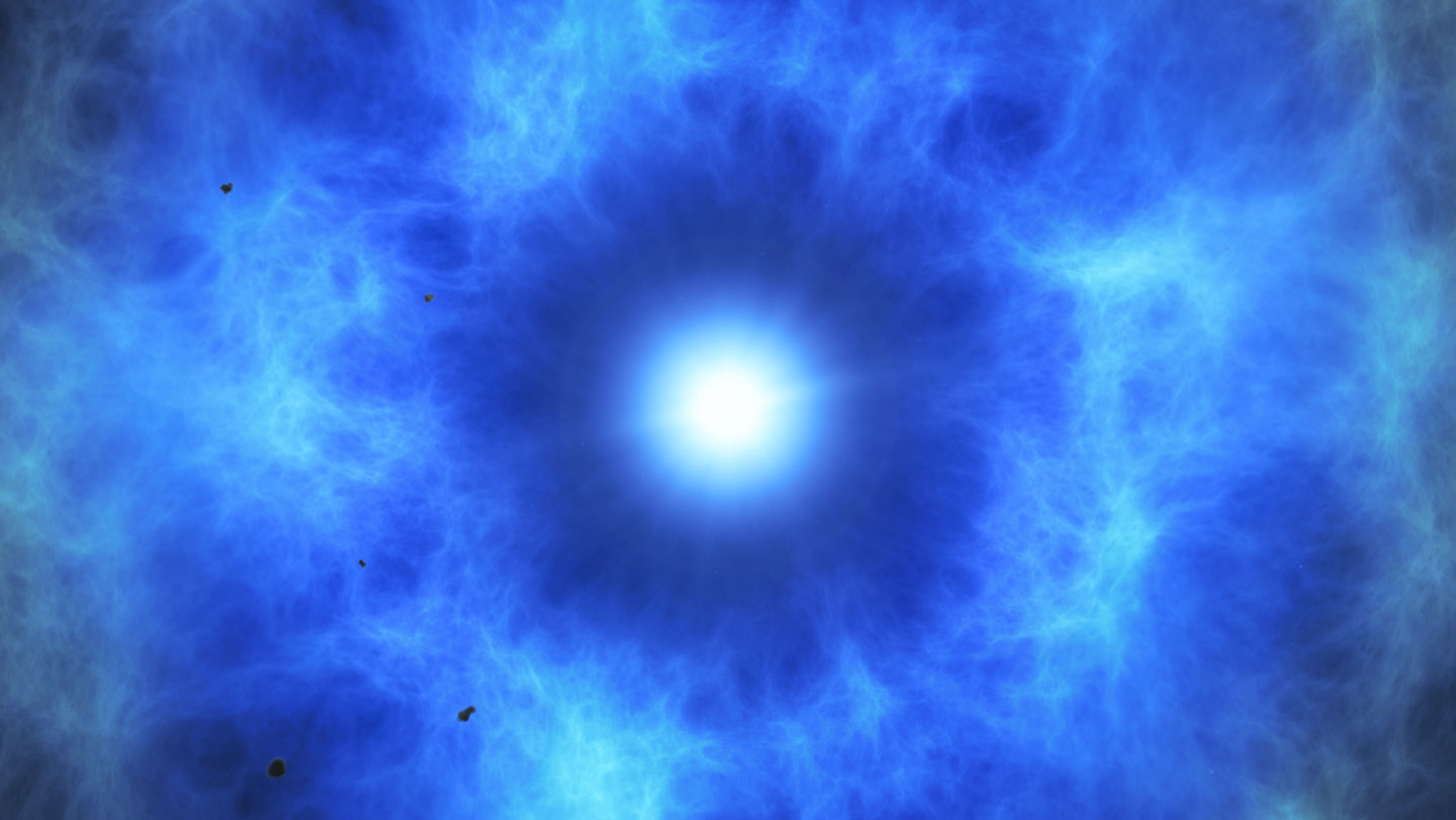 In a first, an image shows a dying star exploded twice to become a ...